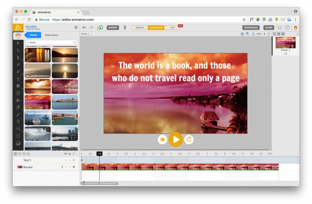 What’s New in Animatron: 500,000 Royalty-Free Items | Animatron